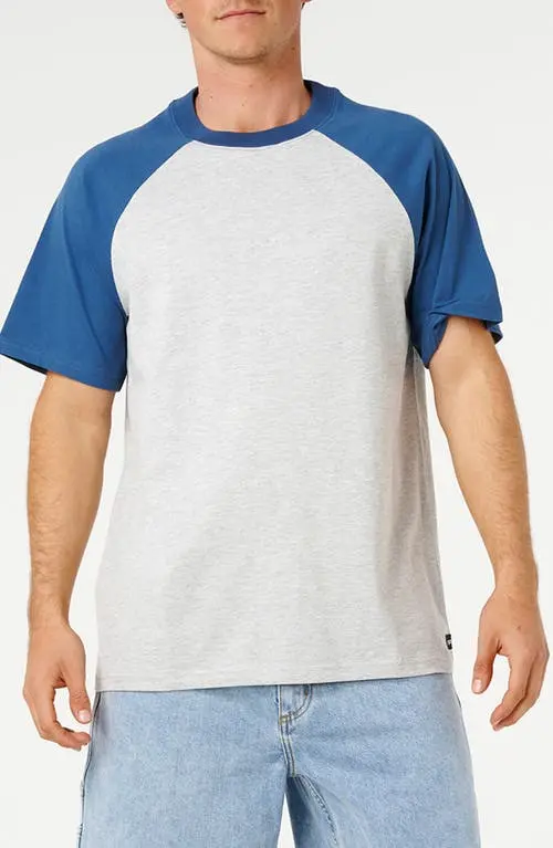 Rip Curl Classic Colorblock Raglan Sleeve Cotton T-shirt