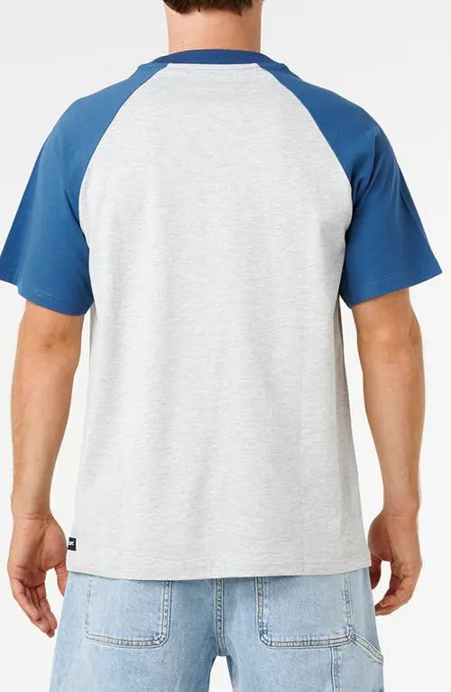 Rip Curl Classic Colorblock Raglan Sleeve Cotton T-shirt