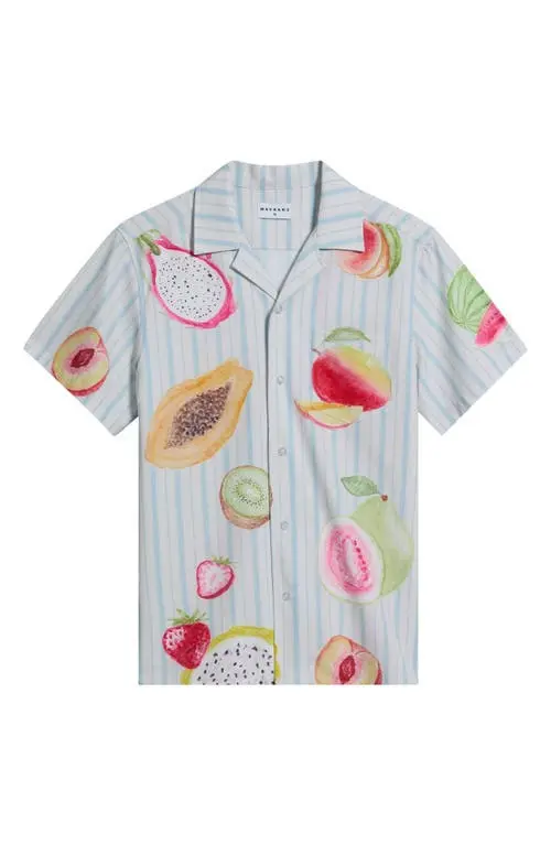 MAVRANS Freshly Picked Weekend Camp Shirt - Blue