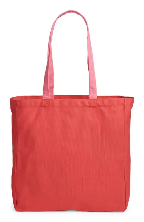 Nordstrom Embroidered Logo Tote Bag - Red Blaze