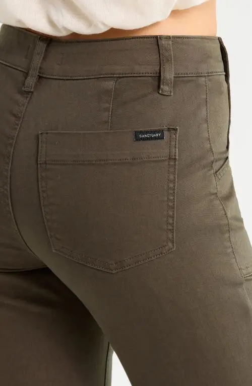 Sanctuary Insider High Waist Bootcut Jeans - Kalamata