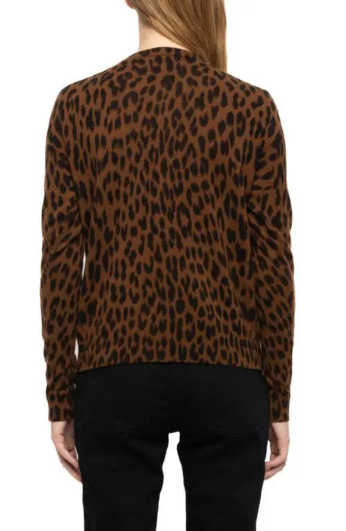 Zadig&Voltaire Missya Leopard Wool & Cashmere Cardigan