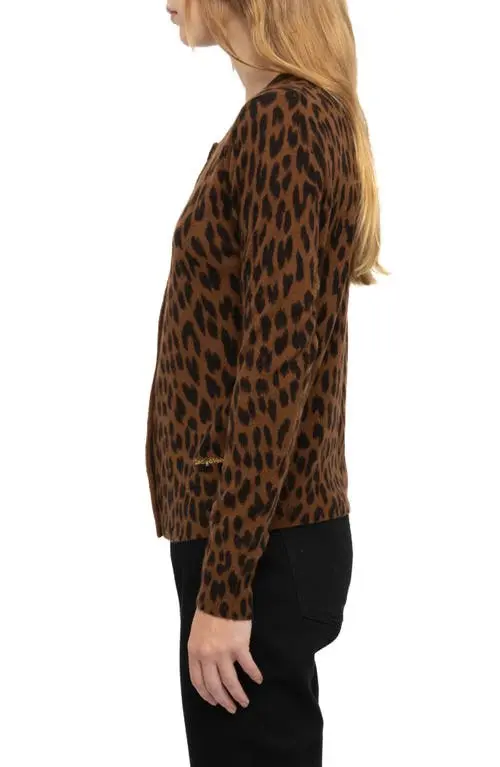 Zadig&Voltaire Missya Leopard Wool & Cashmere Cardigan