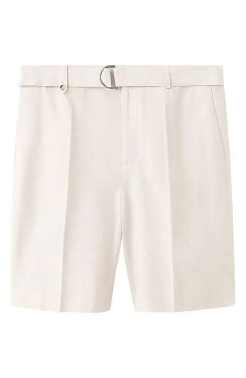 Mango Belted Bermuda Shorts