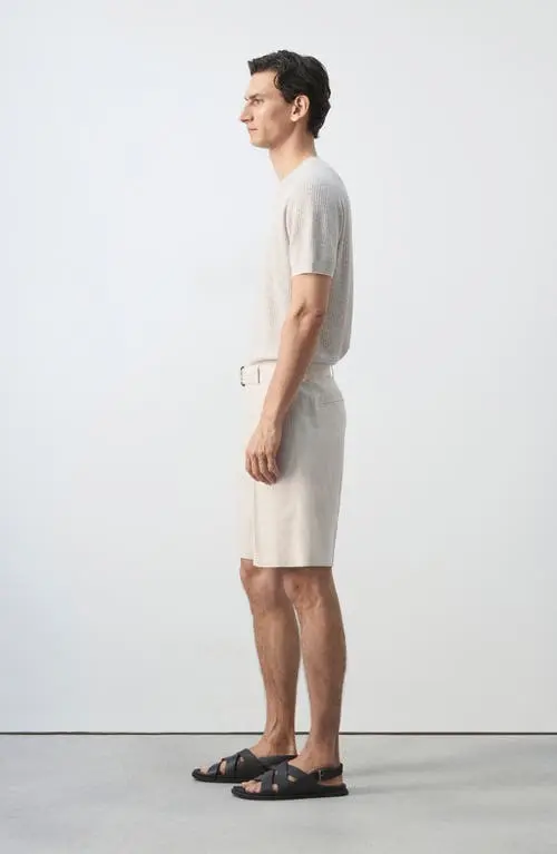 Mango Belted Bermuda Shorts