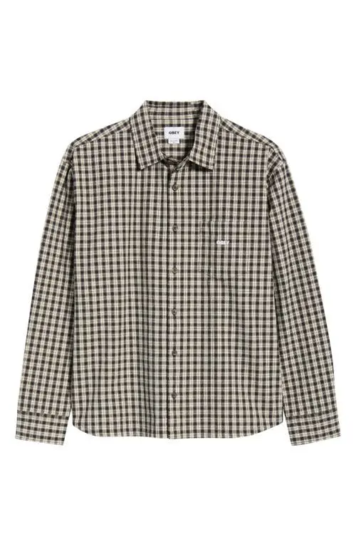 Obey Bigwig Axel Check Woven Shirt