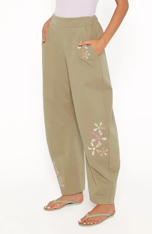 PETAL & PUP Telena Barrel Leg Pants