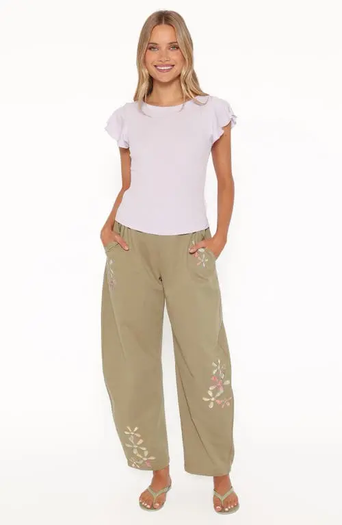 PETAL & PUP Telena Barrel Leg Pants