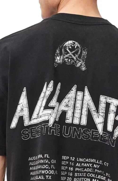 ALLSAINTS Chromium Graphic T-shirt - Washed Black
