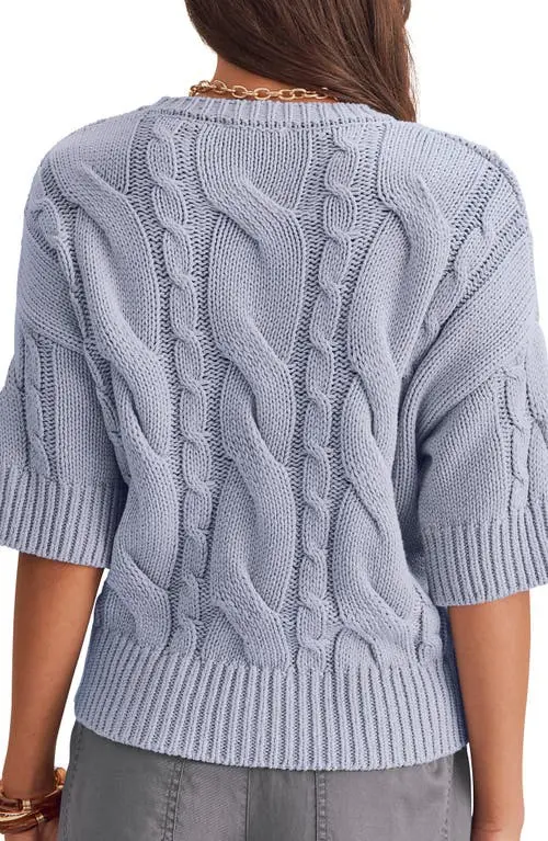 Splendid Rhiannon Cable Knit Sweater
