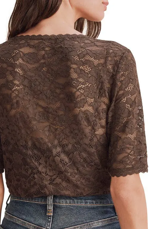 Splendid Skyler Stretch Lace Top