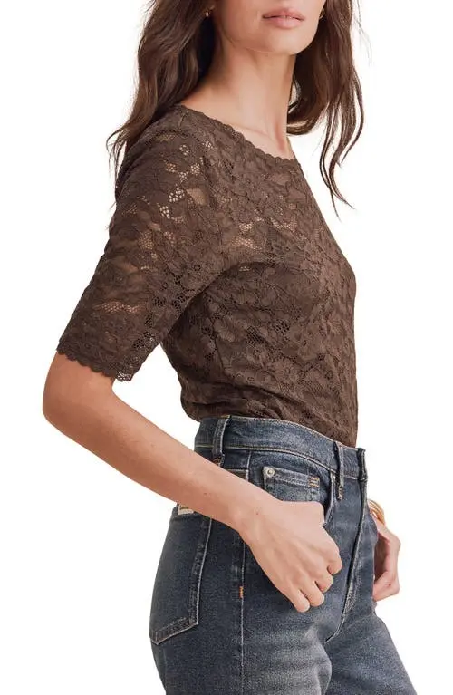 Splendid Skyler Stretch Lace Top