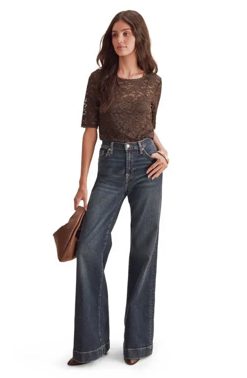 Splendid Skyler Stretch Lace Top
