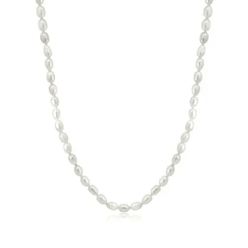 THE LOVERY FINE JEWELRY Freshwater Pearl Necklace - Sterling Silver