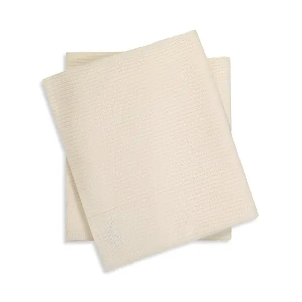 Sofia Cashmere Shaker Ribbed Throw Blanket - Ivory