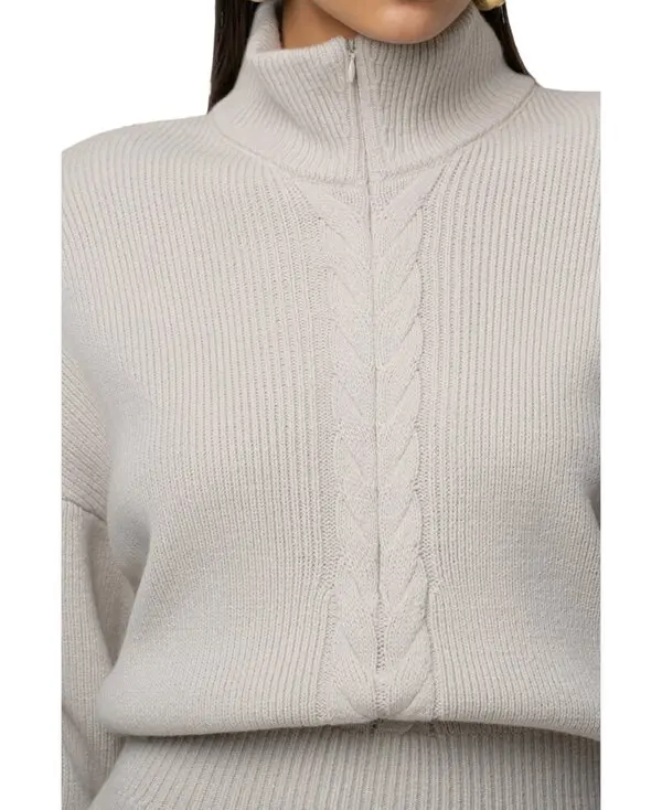 JLUXLABEL Stone Cozy Intentions Ribbed Dress