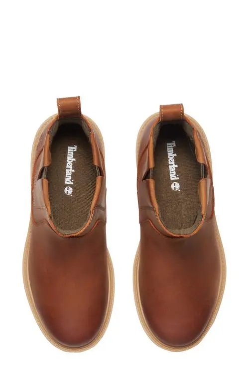 Timberland Premium Mid Chelsea Boot - Light Brown Full Grain