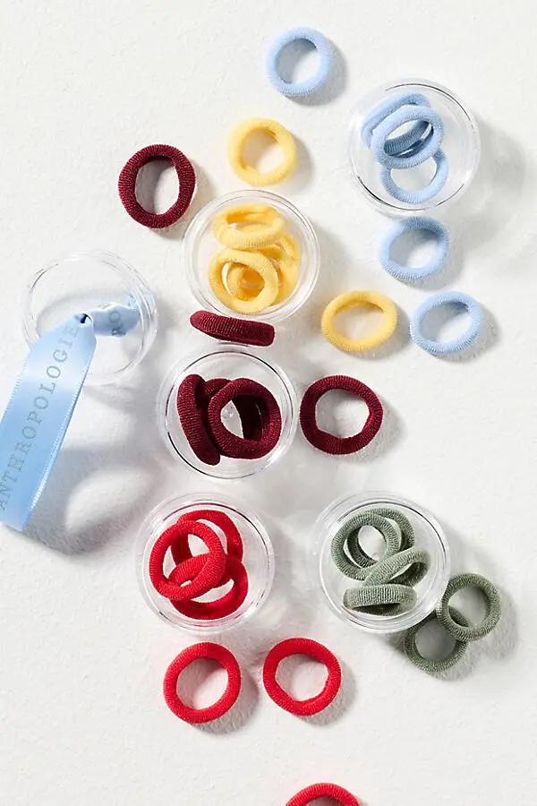 Anthropologie Hair Tie Canister Set - Multi