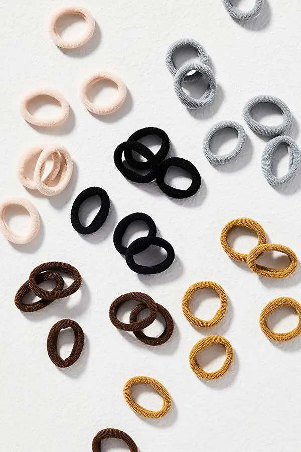 Anthropologie Hair Tie Canister Set - Neutral