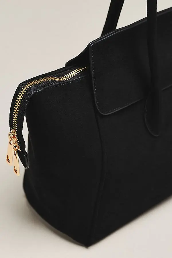Anthropologie Structured Foldover Satchel