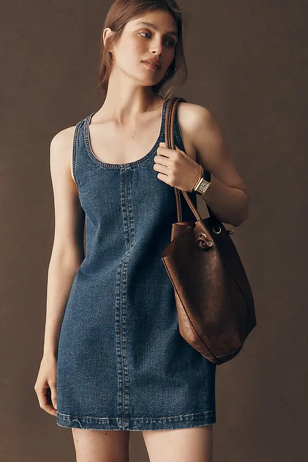 SALTWATER LUXE Hayd Denim Mi Dress
