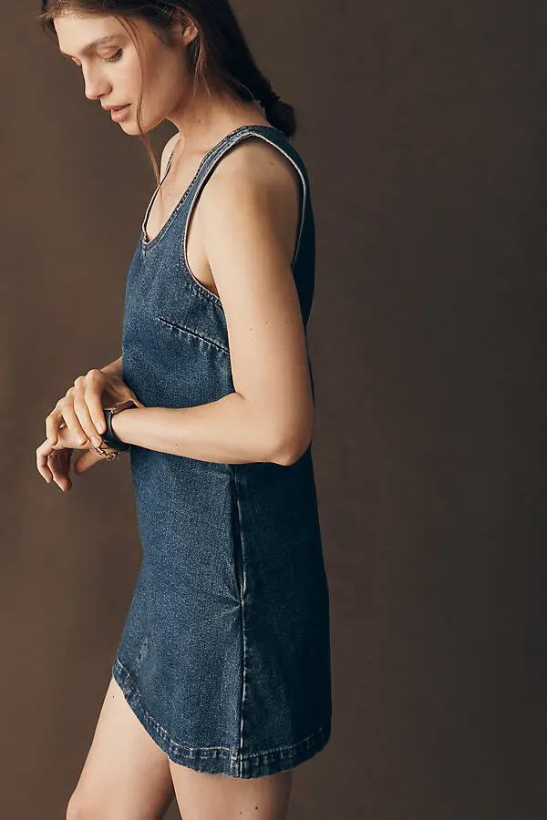 SALTWATER LUXE Hayd Denim Mi Dress