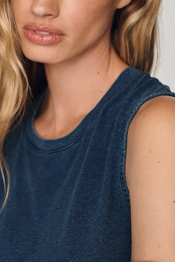 Z Supply Sloane Tank Top - Dark Denim