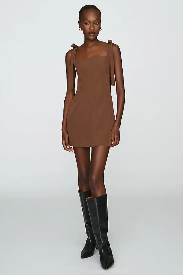 Endless Rose Bow-strap Shift Dress