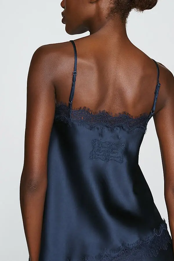 DAMSON MADDER Tansy Sat And Lace Cami