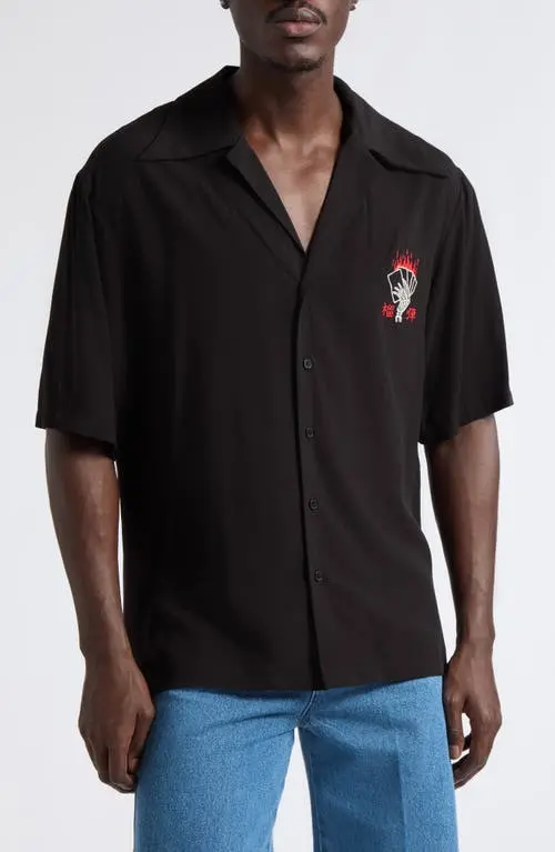 LU'U DAN Listed Uniform Camp Shirt