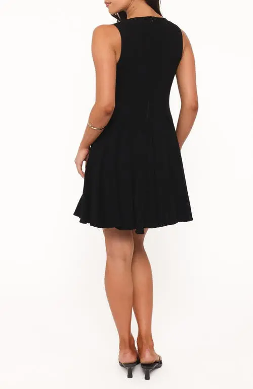 PETAL & PUP Vanity Sleeveless Fit & Flare Minidress