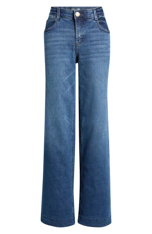 Wit & Wisdom Sam High Waist Wide Leg Jeans