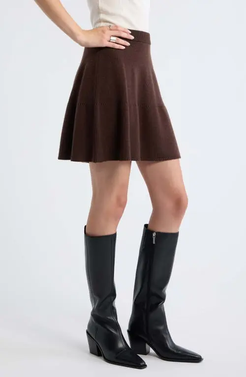 Treasure & Bond Wool & Cashmere Miniskirt