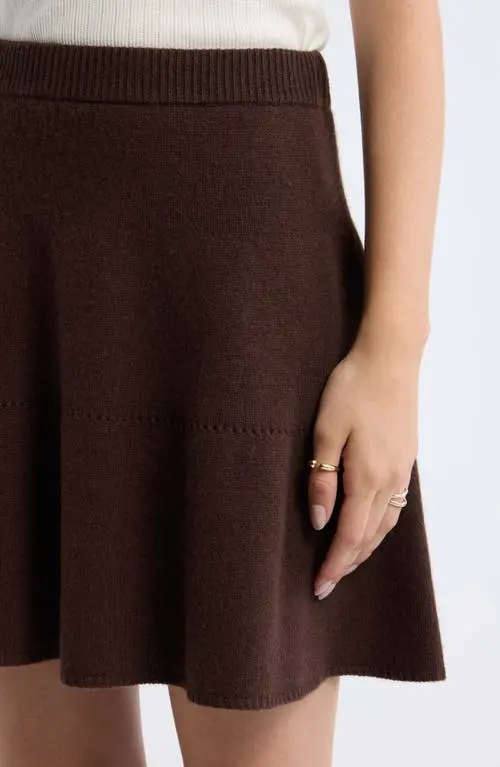 Treasure & Bond Wool & Cashmere Miniskirt