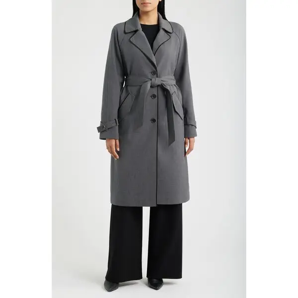 Via Spiga Stretch Gabardine Trench Coat