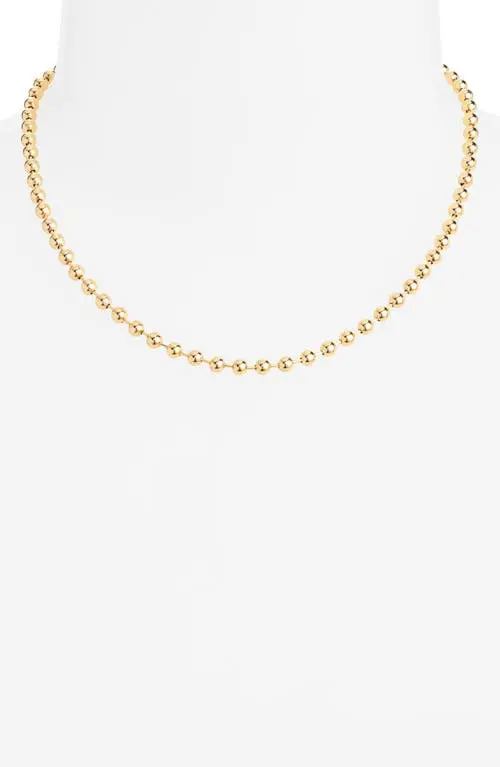 Nordstrom 16-inch Shot Bead Chain Necklace - Gold