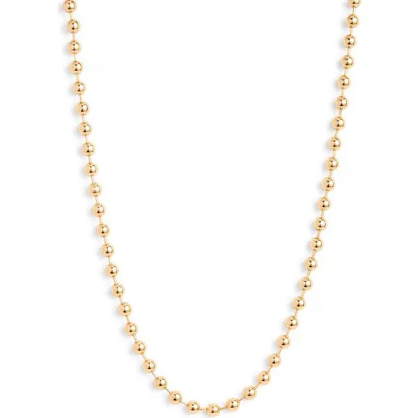 Nordstrom 16-inch Bead Chain Necklace - Gold