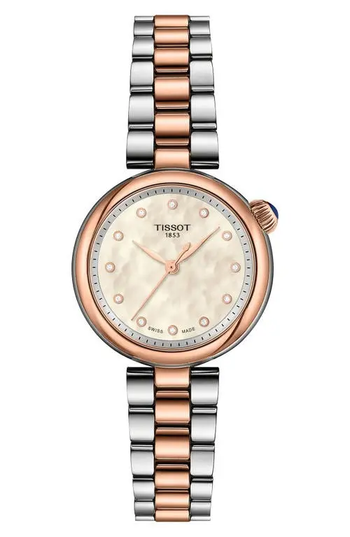 TISSOT Desir Mother-of-pearl & Diamond Two-tone Watch - Two Tone