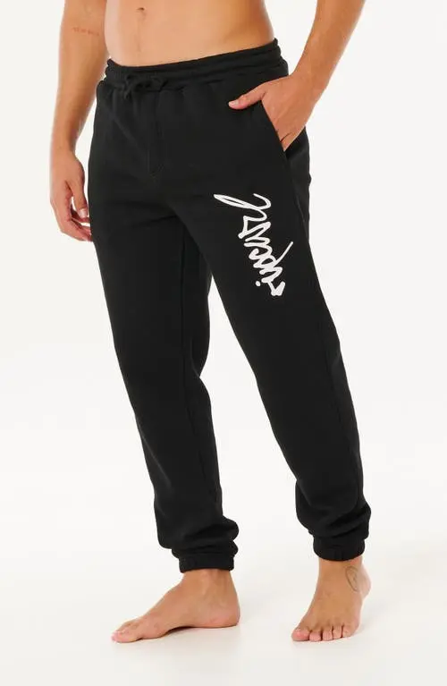 Rip Curl Icons Of Surf Track Pants - Black/black