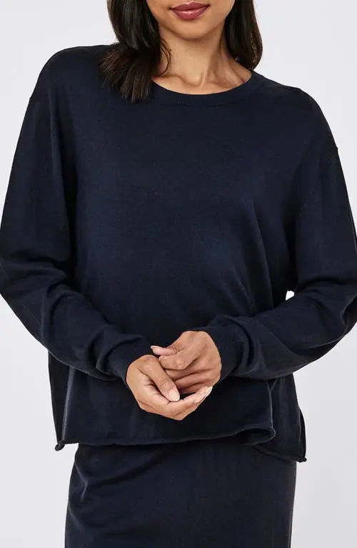 PAPINELLE Cotton & Cashmere Crewneck Sweater
