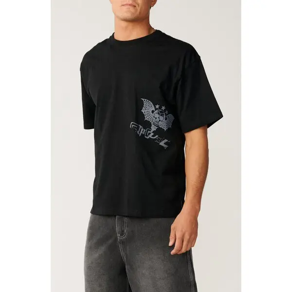 Rip Curl Archive Skull Cotton Graphic T-shirt