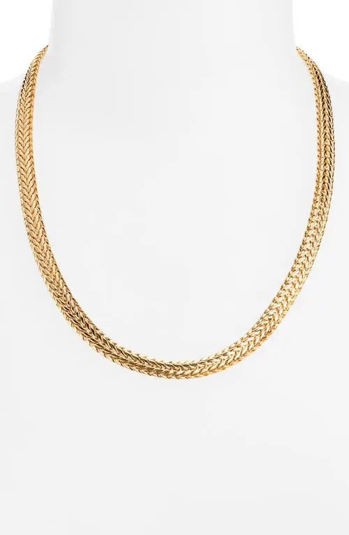 Nordstrom Goldtone Wheat Chain Necklace