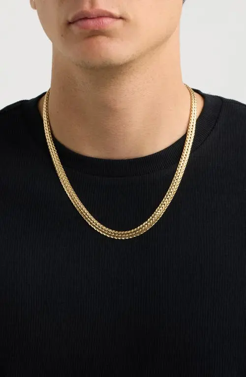 Nordstrom Goldtone Wheat Chain Necklace
