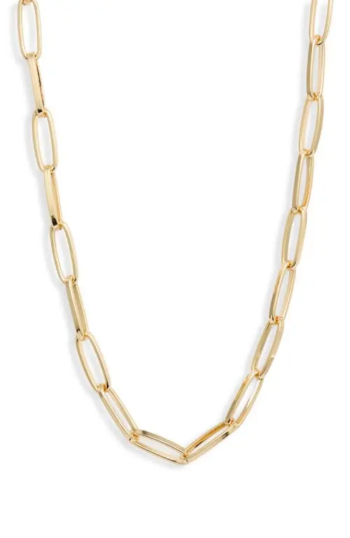 Nordstrom Paperclip Chain Necklace - Gold