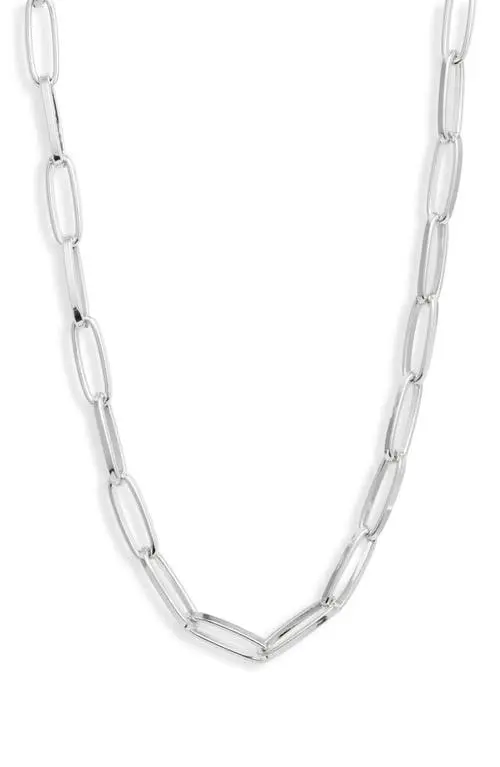 Nordstrom Paperclip Chain Necklace - Silver