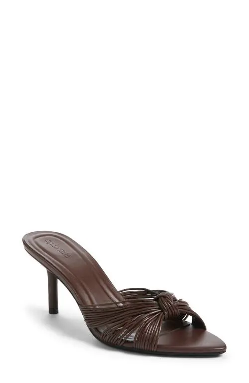 OPEN EDIT Nina Slide Sandal - Brown Cherry