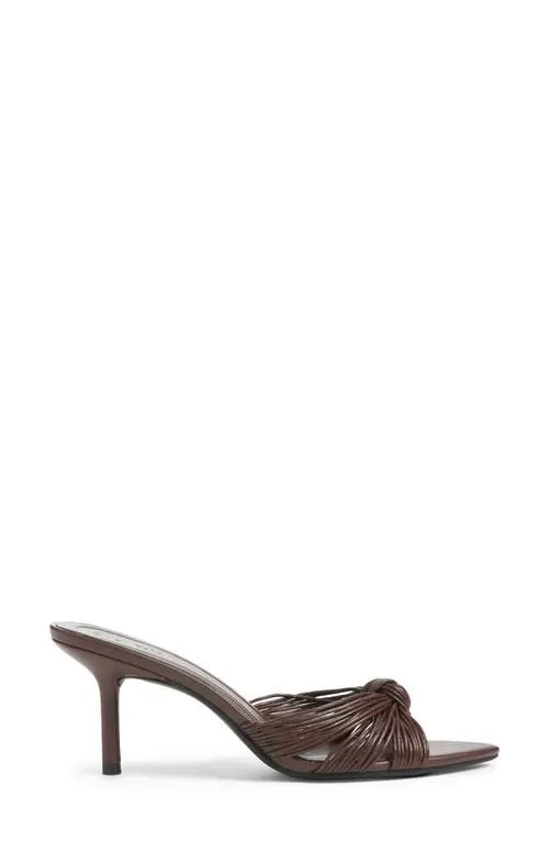 OPEN EDIT Nina Slide Sandal - Brown Cherry