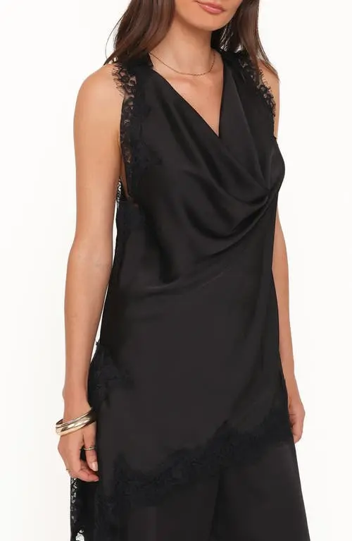 PETAL & PUP Clara Asymmetrical Lace Top