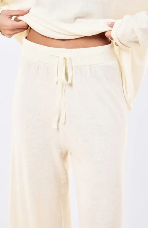 PAPINELLE Cotton And Cashmere Knit Lounge Pants
