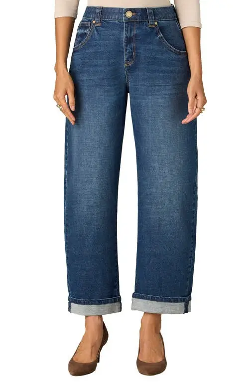 Wit & Wisdom High Waist Straight Leg Jeans